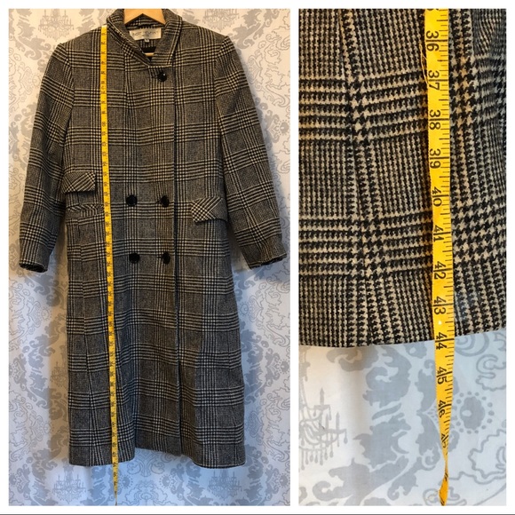 Bert Newman | Jackets & Coats | Vintage Black White Houndstooth Jacket ...